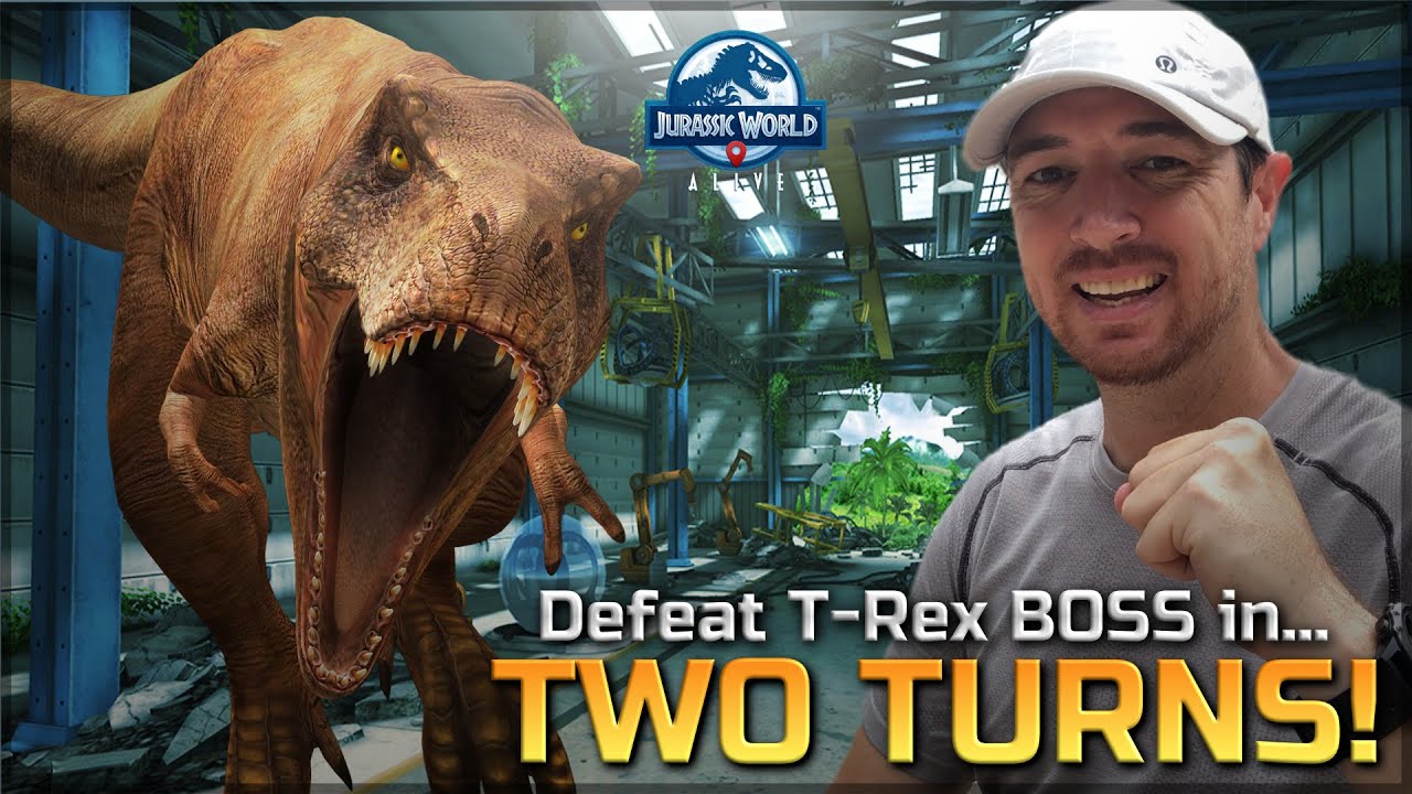 HOW TO Defeat The T-Rex Raid Boss in TWO Turns!! - YouTube
