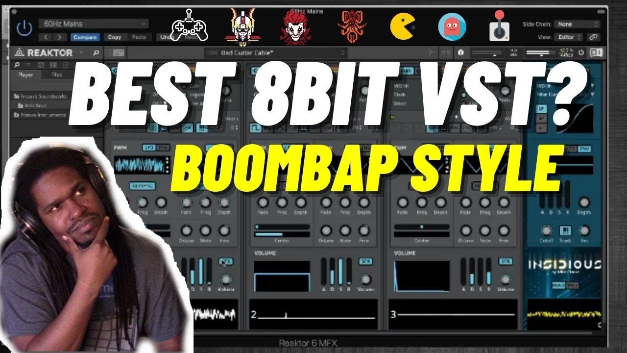 inSIDious Chiptune/8-bit VST - Boombap Style Review - YouTube