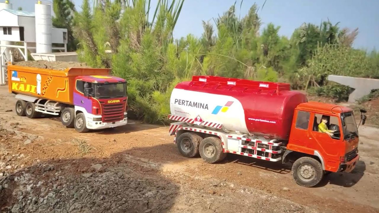 MOBIL TRUK TANGKI PERTAMINA, MOBIL MOBILAN TRUCK RC, MOBIL REMOT ...