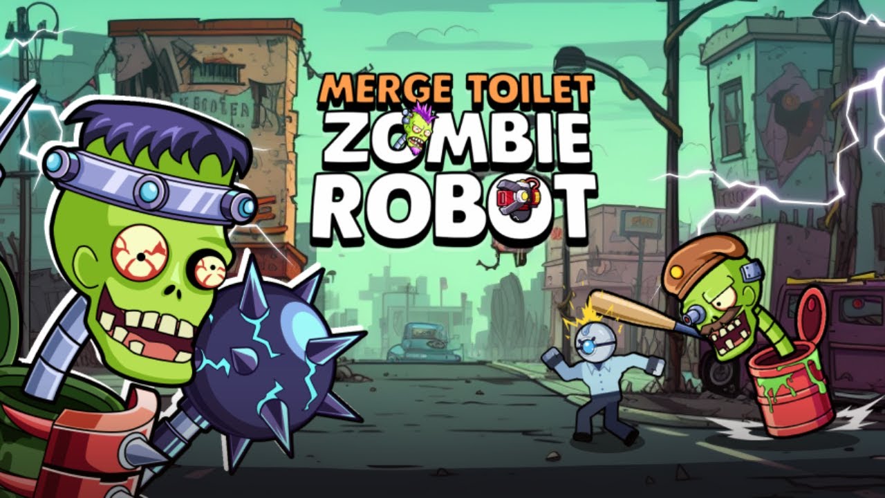 Merge Toilet: Zombie vs Robot Game Gameplay Video for Android - YouTube