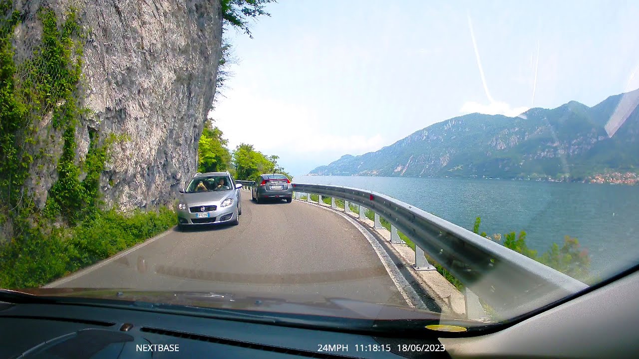 Lake Como: The Amazing Coast Road to Bellagio in 2.5 Minutes 😎 - YouTube