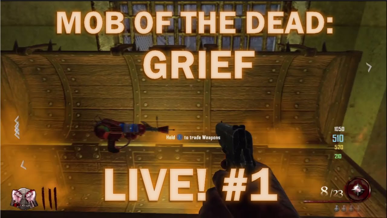 Mob of The Dead: "Grief Cell Block" Gameplay LIVE w/ ZxAxify - Part 1 ...