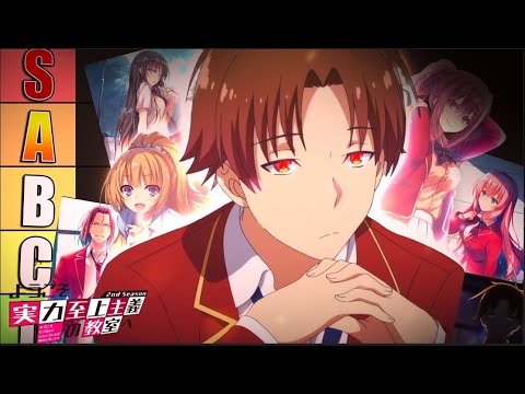 Classroom of The Elite Character Tier List - YouTube