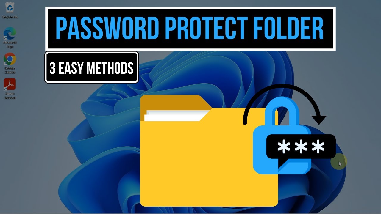 How to Password Protect a Folder - Windows 11 - YouTube