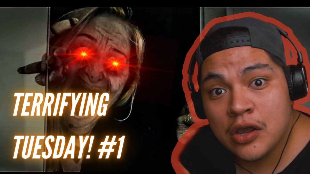 TERRIFYING TUESDAY EP #1: LETS WATCH SOME SCARY VIDEOS! - YouTube