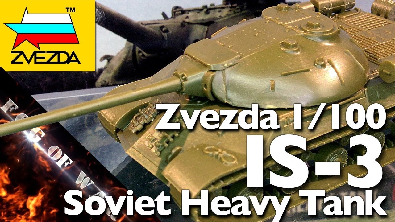 Review | Zvezda IS-3 Soviet Heavy Tank 1/100 (15mm) | WWII - YouTube