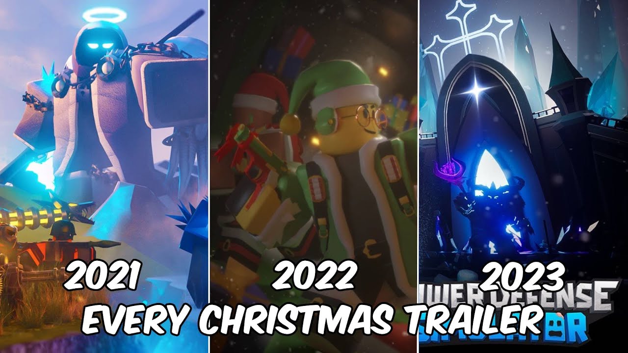 EVERY TDS CHRISTMAS TRAILER! (2021-2023) | ROBLOX Tower defense ...