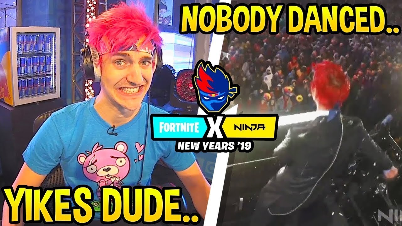 NINJA FLOSS DANCE GOES WRONG! Ninja New Years FUNNY and EMBARRASSING ...