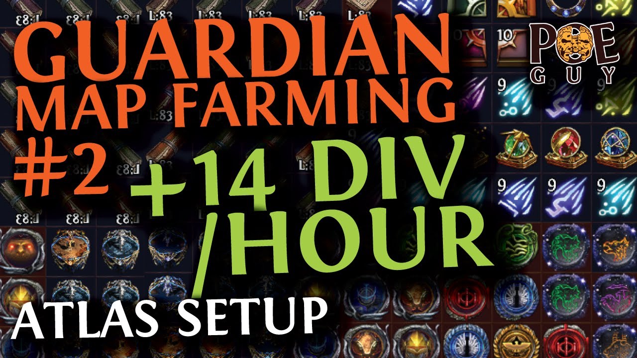 PoE 3.24 - 14+ DIVS/HOUR - GUARDIAN MAP FARMING SETUP #2 - / NECROPOLIS ...