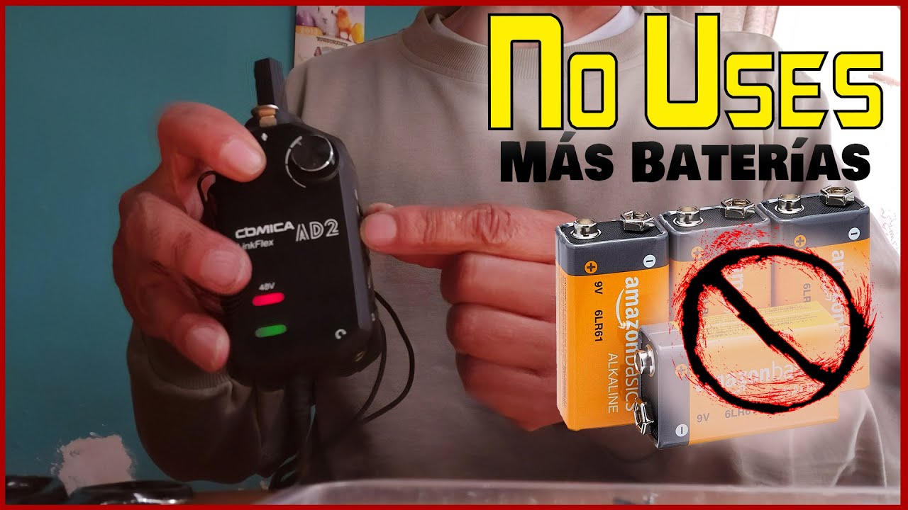 😮👍👌 REEMPLAZAR baterías 9V por Adaptador de Energía 👇 - YouTube