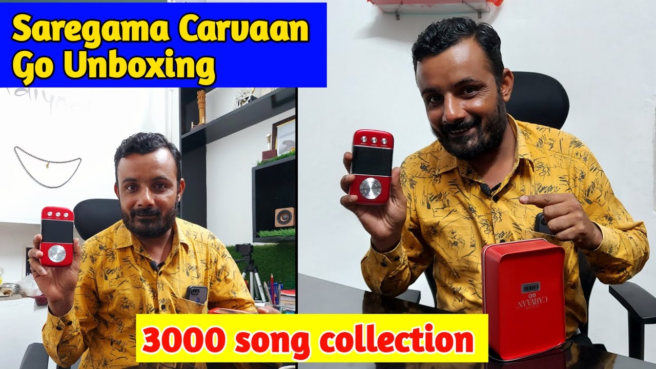saregama carvaan go unboxing | 3000 song collection | carvaan go ...