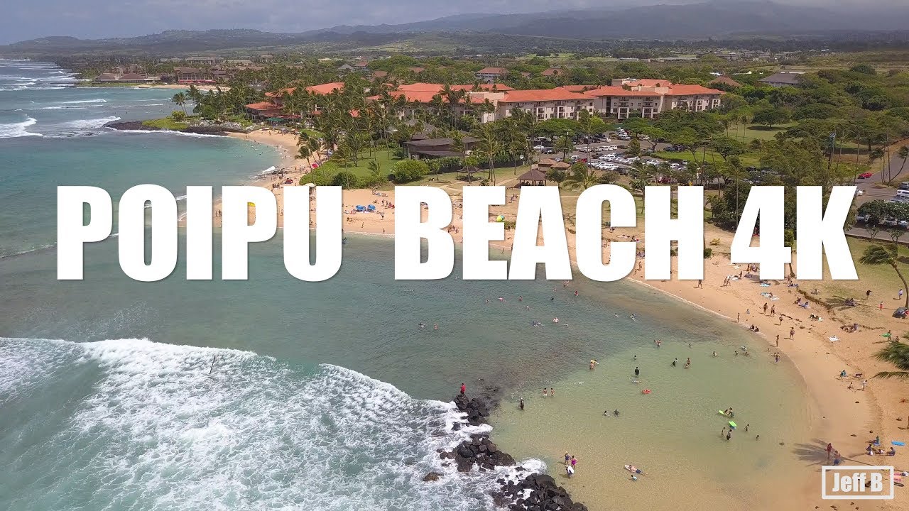 Poipu Beach 4K | Kauai, Hawaii | DJI Mavic Pro - YouTube
