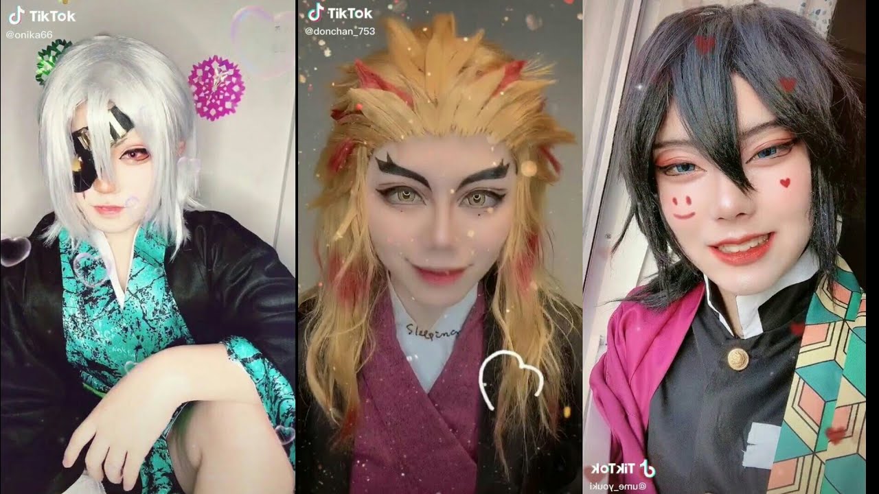 Tik tok kimetsu no yaiba cosplay(鬼滅の刃コスプレ)Tik Tok Videos#38 - YouTube