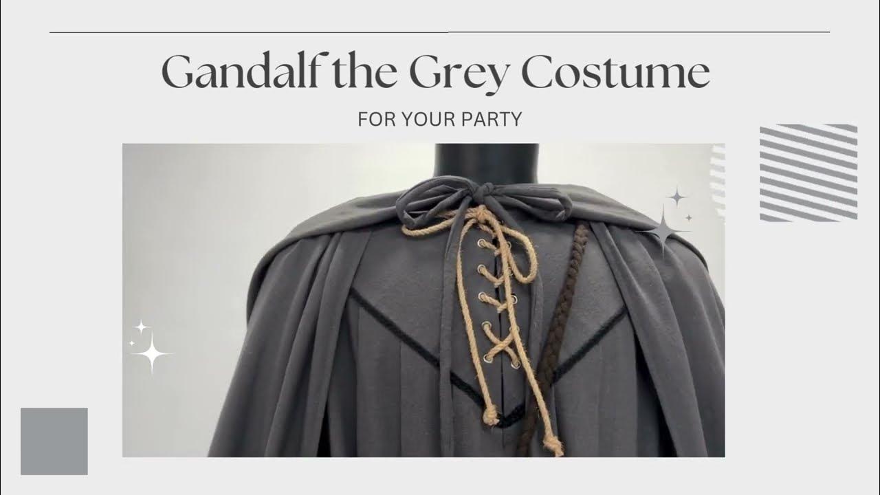 Hallowcos Gandalf the Grey Costume Cosplay #gandalfthegrey #partyoutfits #halloween #cosplay ...