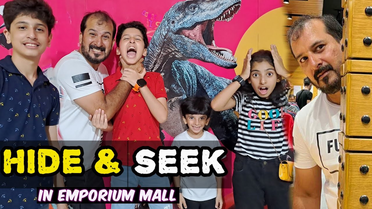 Hide and Seek in Biggest Mall of Lahore | Emporium Mall #youtubevideos #emporiummall ...