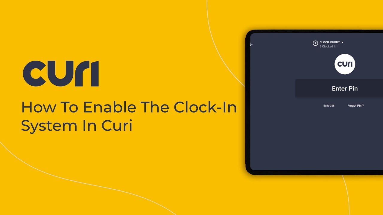 How To Enable The Clock In System In Curi - YouTube