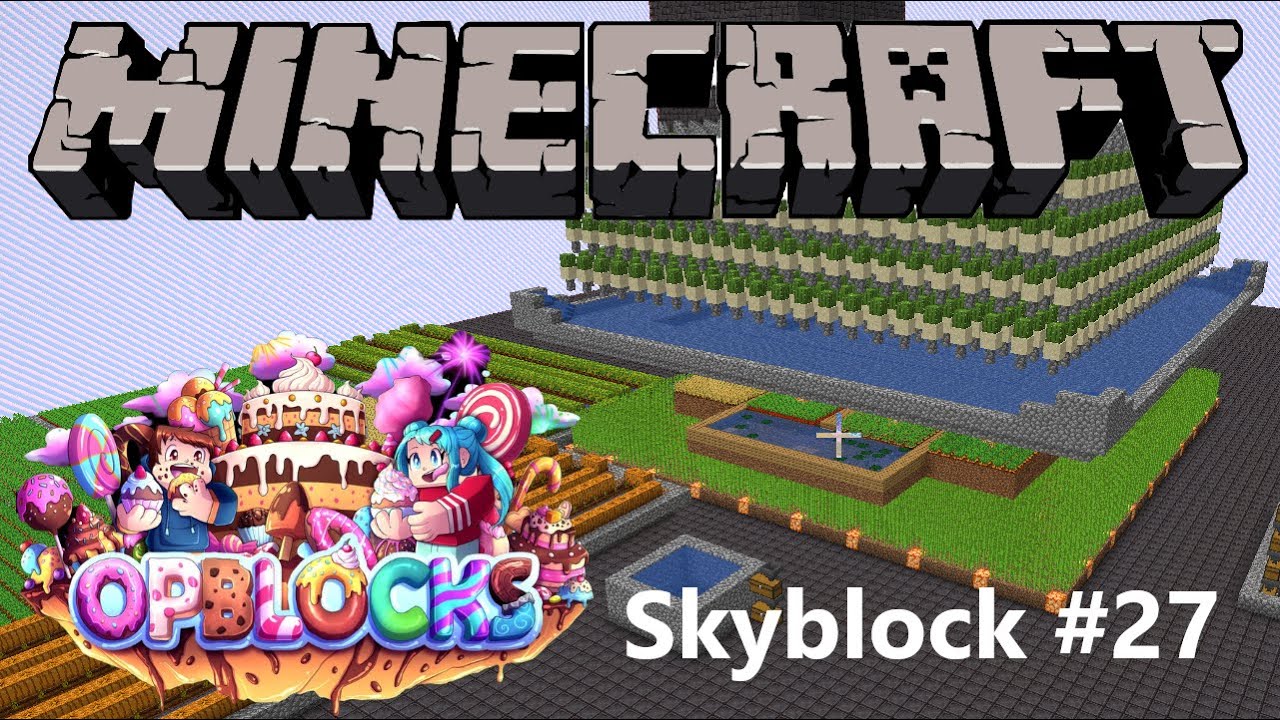 Creating a better shop - Minecraft Skyblock #27 [OPBlocks] - YouTube
