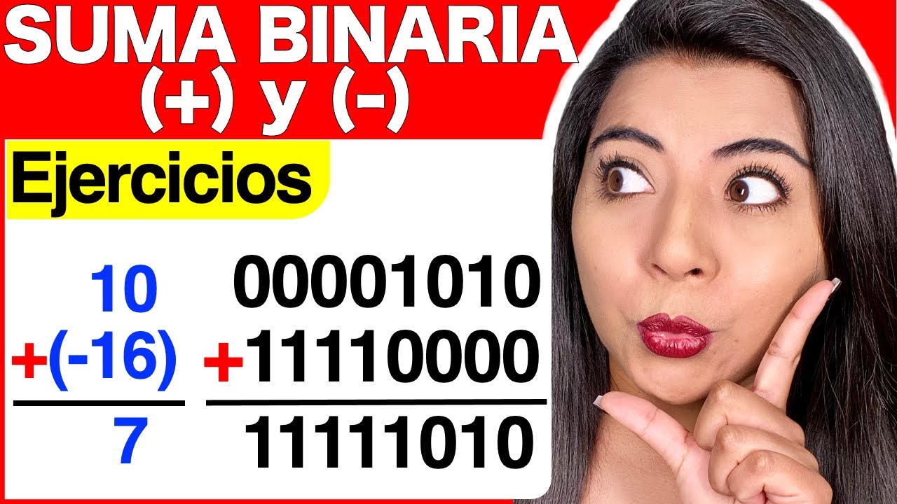 SUMA BINARIA CON SIGNO (números binarios POSITIVOS Y NEGATIVOS) #2 ...