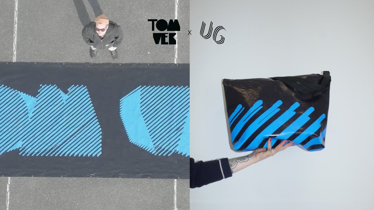 Tom Vek x Unified Goods - Making bags out of a 2005 Festival Banner ...