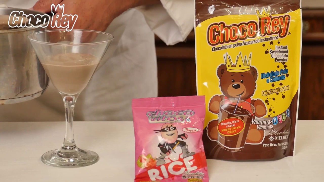 Poleada de leche con chocolate ChocoRey - YouTube