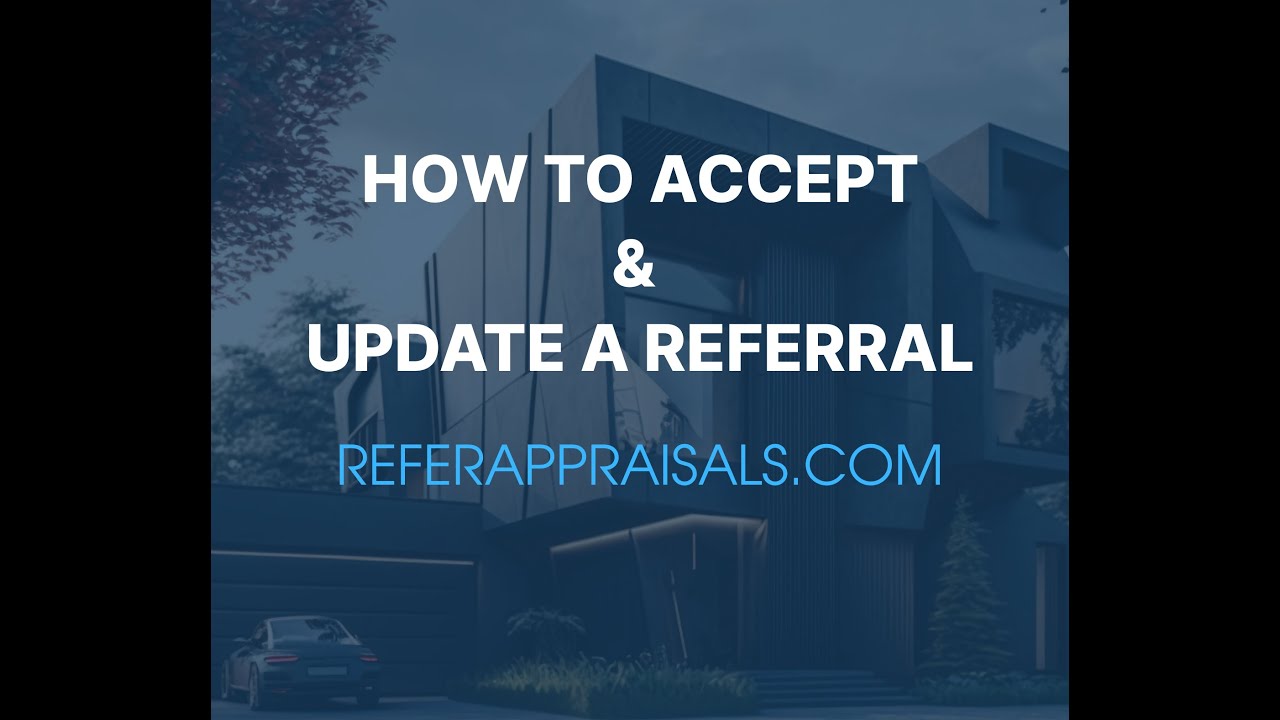 How to Accept and Update a Referral - YouTube
