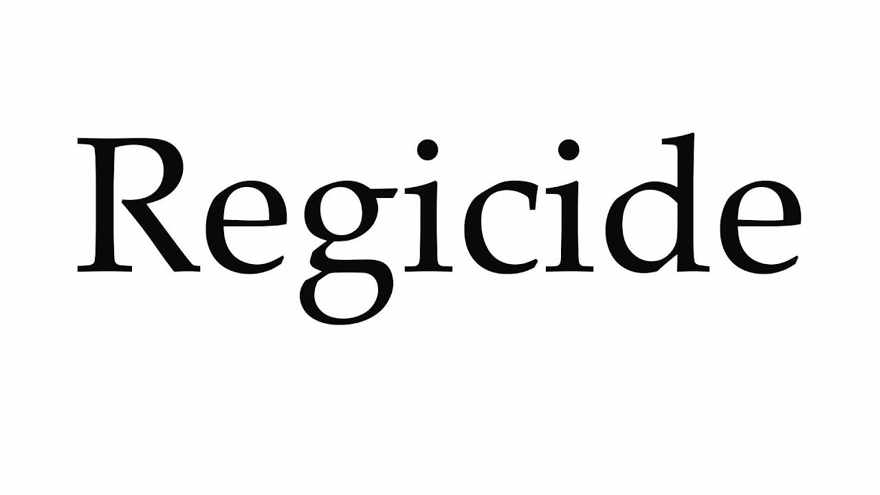 How to Pronounce Regicide - YouTube