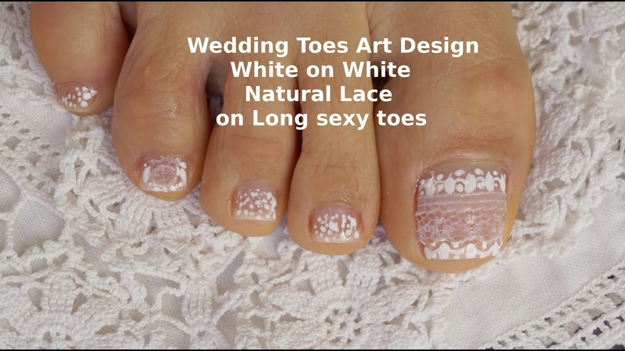 Wedding White Toe Nail Designs - Wedding Blog