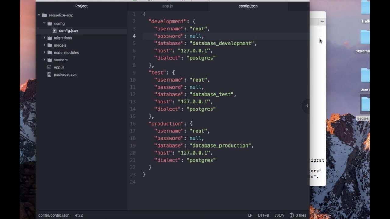 Creating Models with Sequelize - YouTube