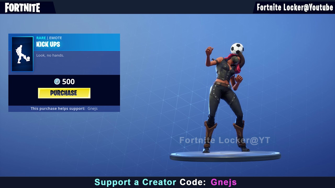 Kick Ups | Fortnite Emote - YouTube
