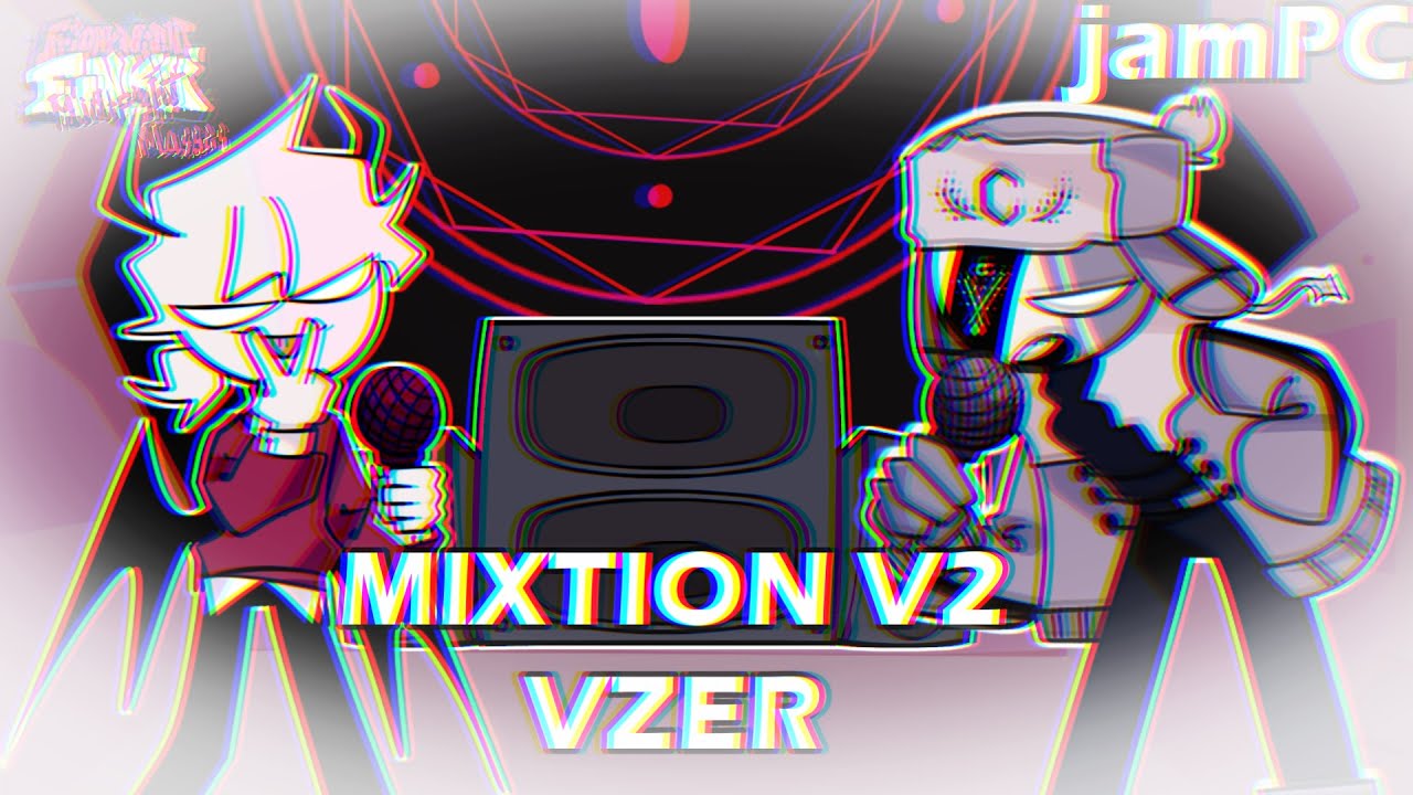 Mixtion V2 - Vzer Collab - Friday Night Funkin' - Mid Fight Masses - YouTube
