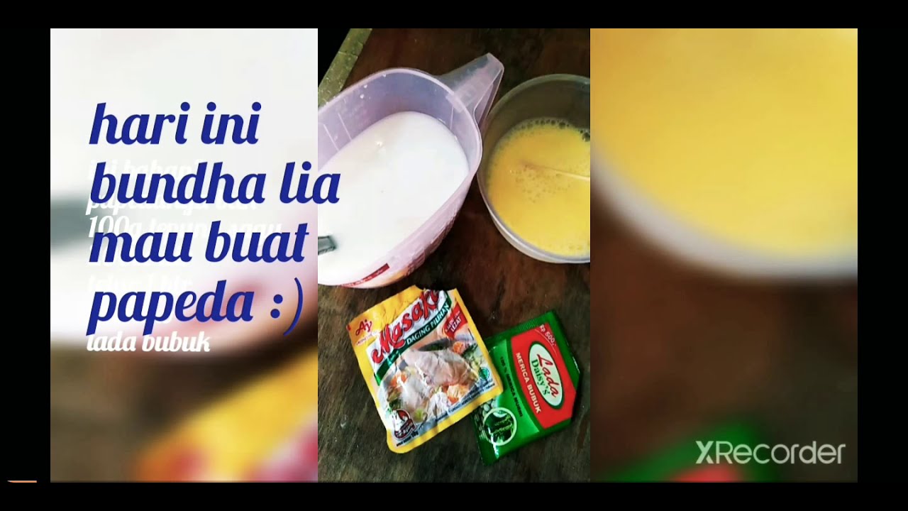 cara & bahan" membuat papeda ala bundha lia - YouTube