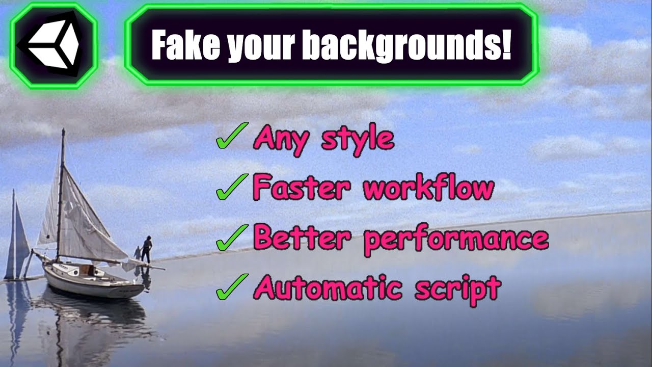 2d Background In A 3d Game Unity Beginner Tutorial Youtube