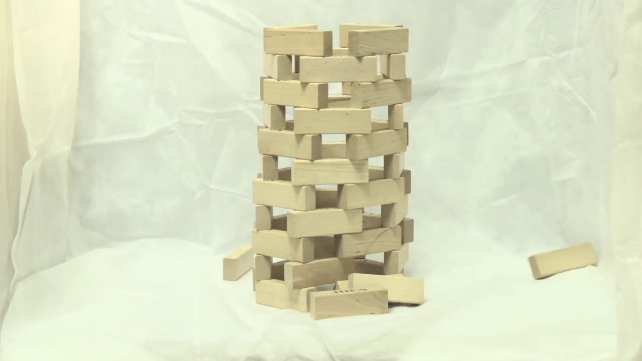 D1 TV Test Video Jenga - YouTube