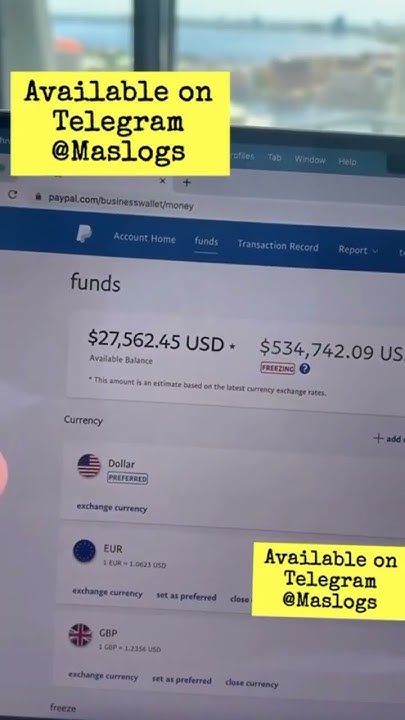 Fresh PayPal logs / Logs hitting soo hard 🔥💯 PayPal Transfer2025 PayPal sauce - YouTube