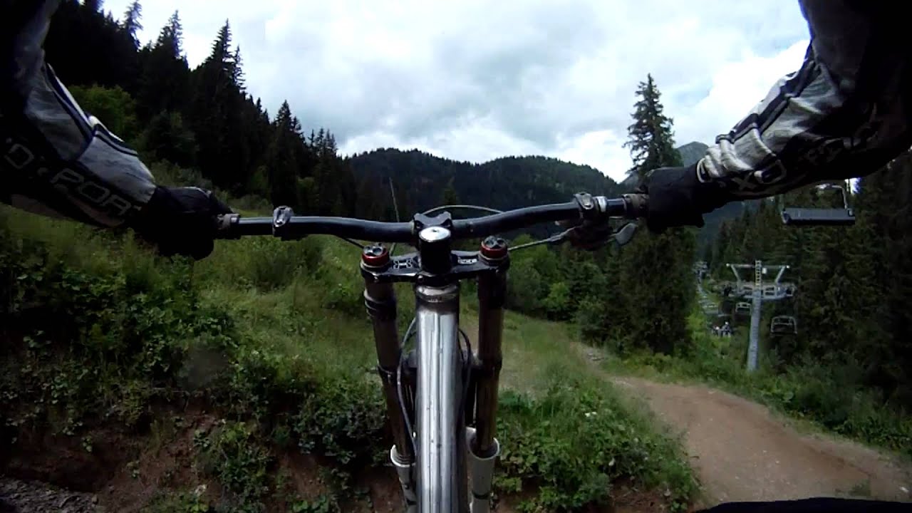 Chatel: Bike Park, North Shore, People, River Gap - YouTube