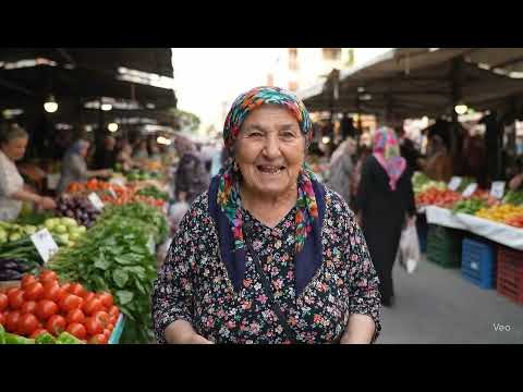 Bilinmeyen anların renkli bir pazarda buluşması. #SokakRöportajı #KomikAnlar#viralvideo #komikvideo