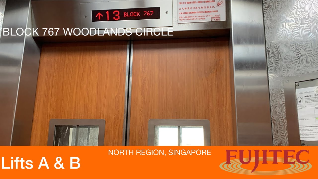 HDB Block 767 Woodlands || Fujitec Elevator - YouTube