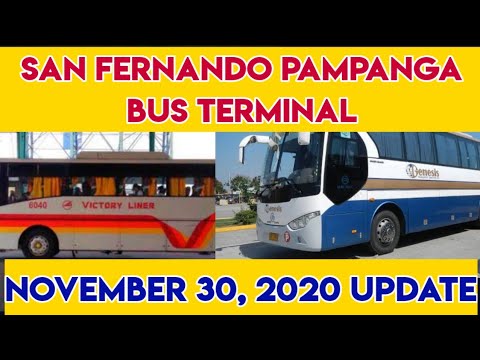 SAN FERNANDO PAMPANGA BUS TERMINAL | GENESIS | VICTORY LINER | NOVEMBER ...