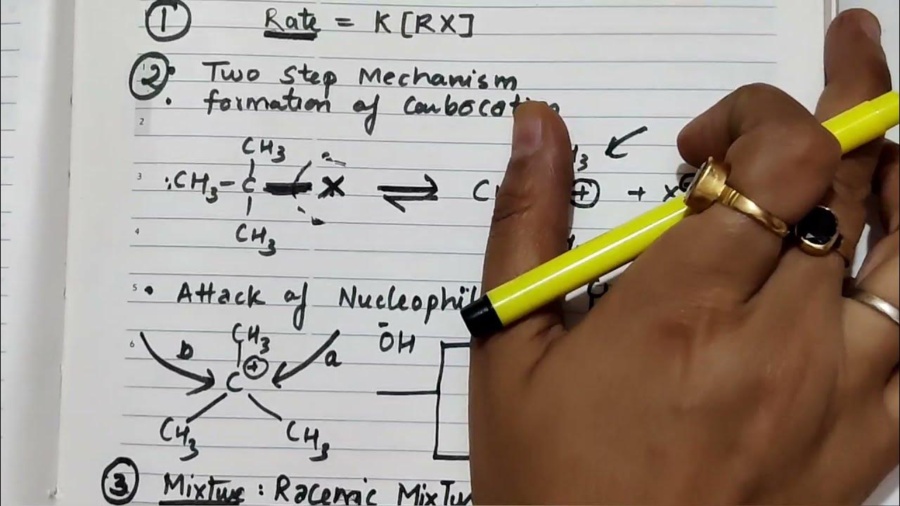 SN1 vs SN2 reaction mechanism |Nucleophilic substitution| Class 12 Haloalkane Haloarene |CBSE ...