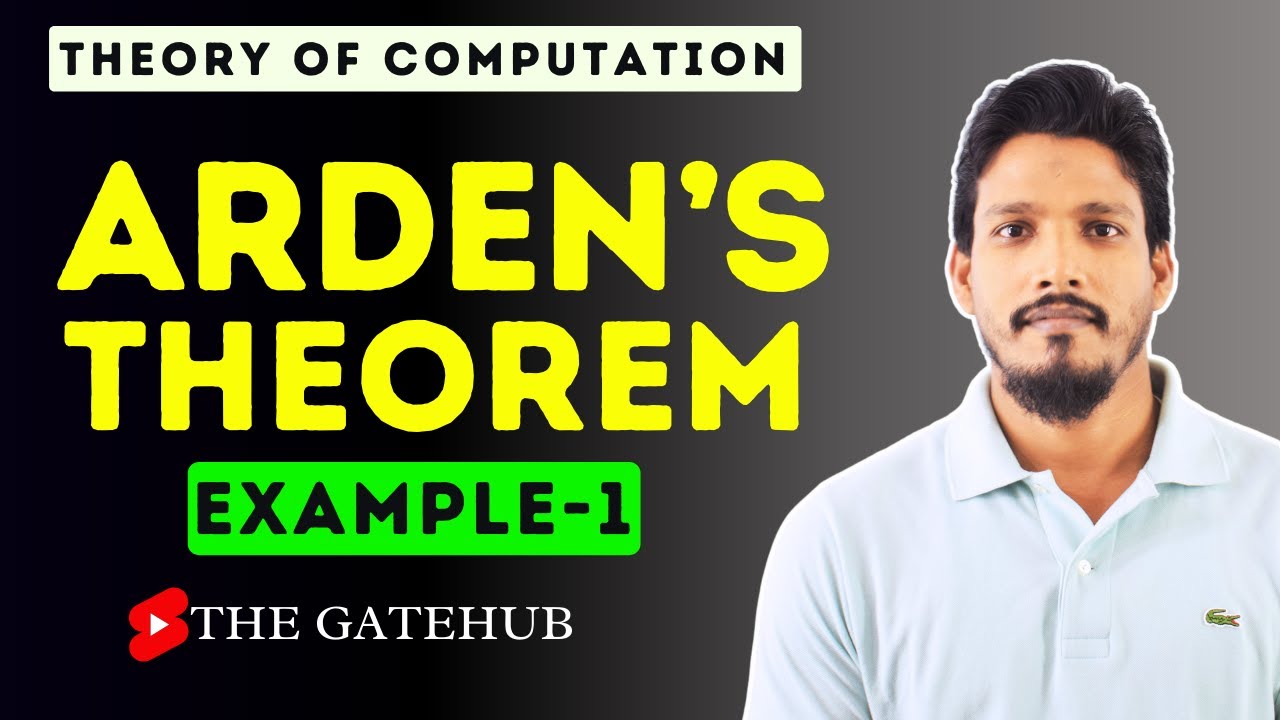 Ardens Theorem Example 1 Finite Automata To Regular Expression Gatecse Toc Youtube 5646