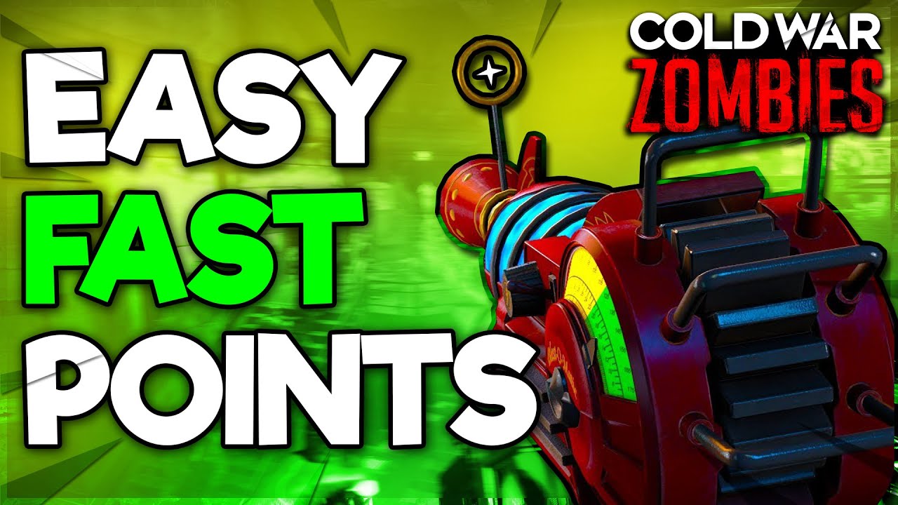 How to GET FAST & EASY POINTS in COLD WAR Zombies! | BEST WAY TO GAIN ...