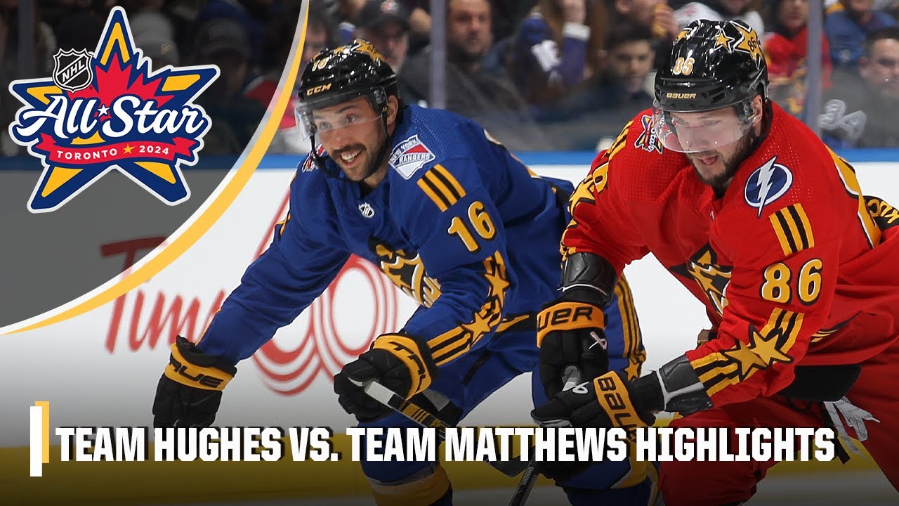 2024 NHL All-Star Game: Team Hughes vs. Team Matthews | Full Game ...