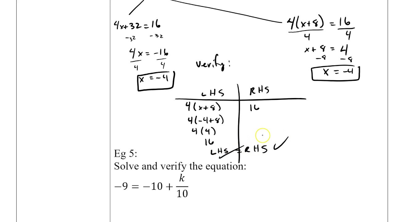 5 3 solving multi step equations 3 - YouTube