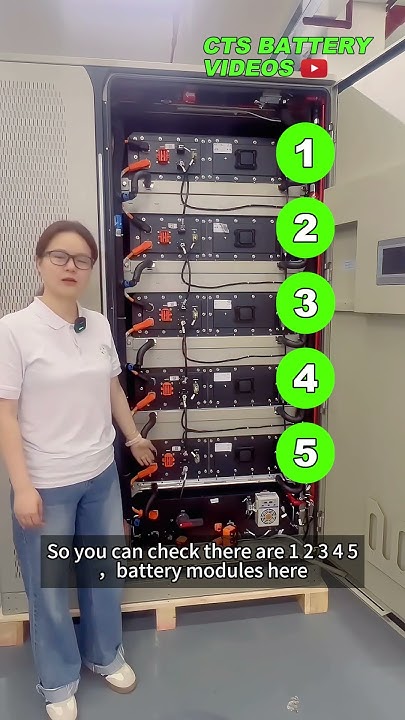 CTS High Voltage Lifepo4 Battery 200kWh 418kWh for Industrial Energy Storage - YouTube
