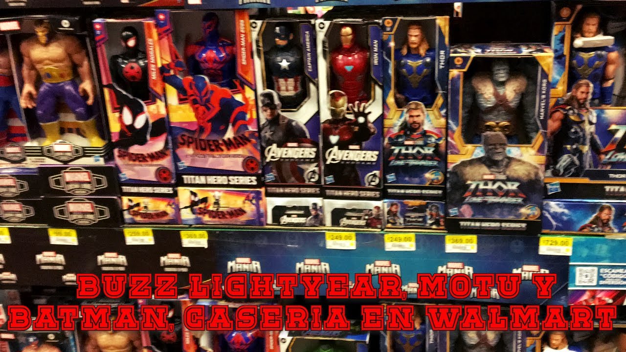 Buzz Lightyear, Motu y Batman, CASERIA en Walmart - YouTube