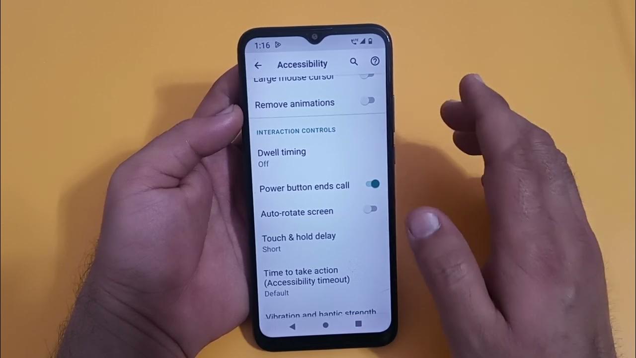 power button end call Moto e22s, Moto e22s mein power button end call enable Karen - YouTube