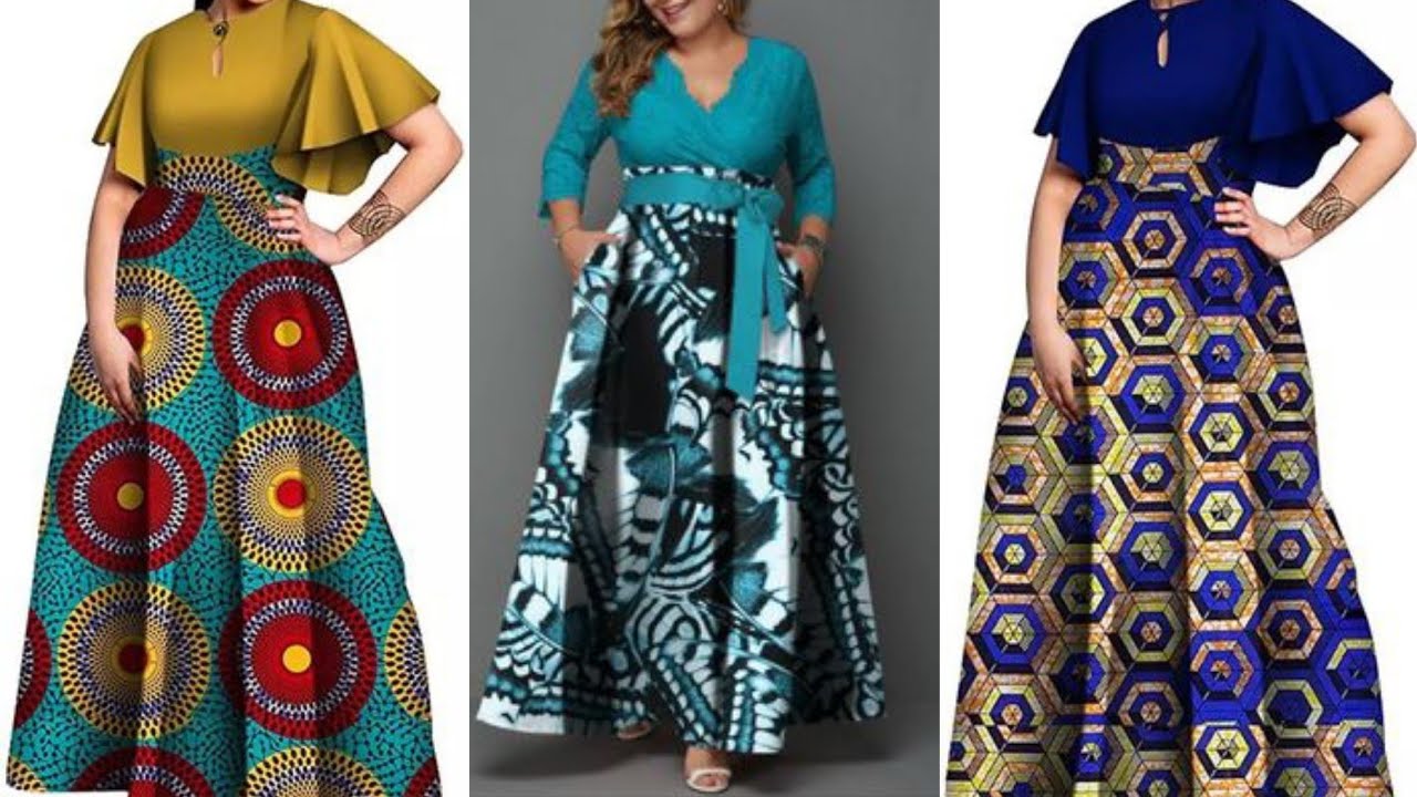 MITINDO YA MAGAUNI YA KUCHANGANYIA VITENGE NA KITAMBAA - YouTube