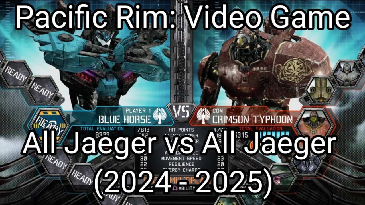 Pacific Rim: Video Game - All Jaeger vs All Jaeger (2024 - 2025) - YouTube