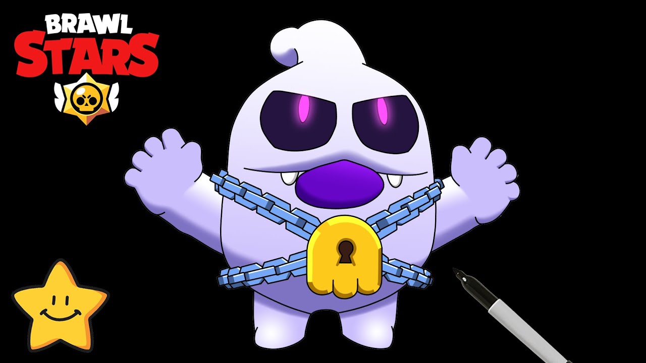 How To Trace Ghost Squeak 👻 | Brawl Stars | New Skin | Brawloween - YouTube