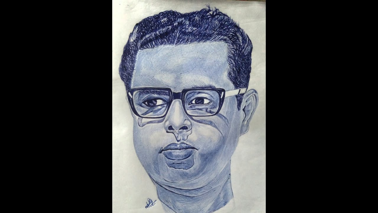 Vayalar Rama varma #malayalam poet #lyricist #pendrawing #penart - YouTube